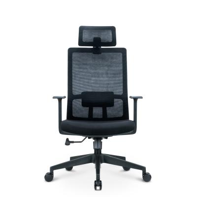 China Factory Direct Wholesale Mesh Back Swivel Soft Lumbar Adjustable Support Task Ergonomic Revolving Office Chair Gerente Cadeira for sale