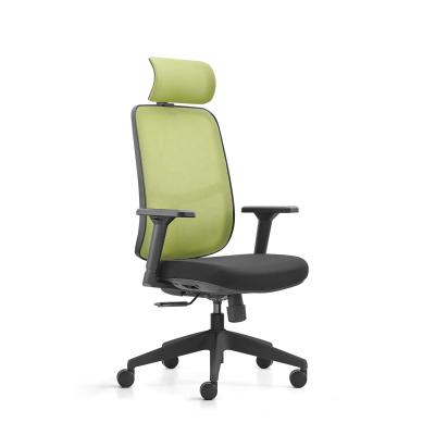 China Foshan Factory Modern Luxury Comfortable Black Swivel Chair Adjustable Executive Ergonomic Mesh Office Chairs With Caster for sale