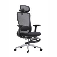 China Luxury Swivel Mesh Office Chair 65*64*1140mm 4D Adjustable With Footrest for sale