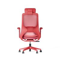 China High Back Red Executive Reclining Office Chair With Lumbar Support For Manager for sale