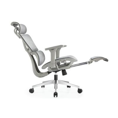 China Manual Adjustment Mechanism Ergonomic Office Executive Chair 3 D Adjustable Pu Armrests Smooth Rolling Nylon Casters Providing Enhanced Comfort for sale