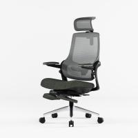 China Ergonomic High Back Swivel Chair With Footrest Waterproof Easy Maintenance for sale