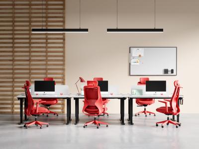 China 24 X 24 X 35-40 Inches L X W X H Office Executive Chair Ergonomic Backrest Lumbar Support Comfortable Seating for Workspaces for sale
