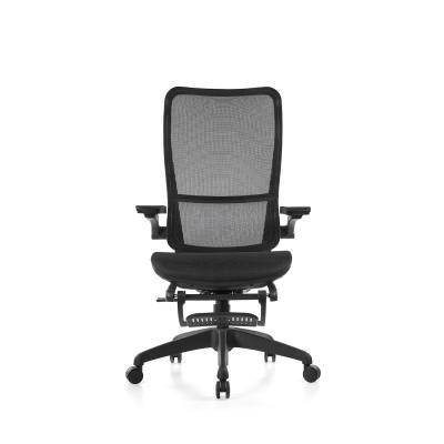 China Ergonomic Office Executive Chair Lifting Equipped with Lumbar Support Adjustable Seat Height and Smooth Rolling Wheels for Office With Footrest Lunch Break for sale