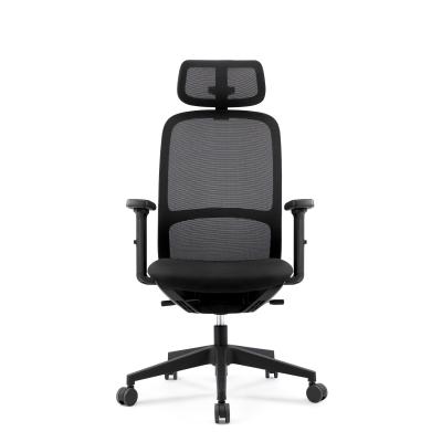 China Ergonomic Office Executive Chair with Adjustable Armrest Breathable Mesh Back Adjustable Lumbar Support and Padded Seat Designed for Long Hours of Work for sale