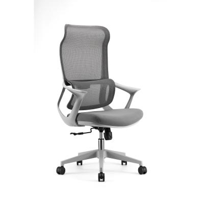 China Adjustable Height Computer Desk Chair with Ergonomic Design Swivel Base and Durable PP Materials for Office Comfort for sale