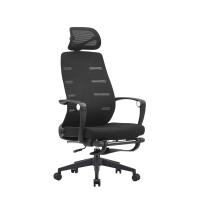 China Foshan Cheap Black Fabric Office Staff Chair Guest Computer Desk Chair Mesh Executive Ergonomic Office Lifting Chair Free Sample for sale
