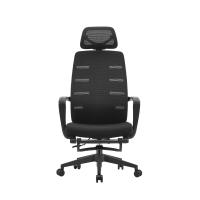 China Foshan Cheap Black Fabric Office Staff Chair Guest Computer Desk Chair Mesh Executive Ergonomic Office Lifting Chair Free Sample for sale