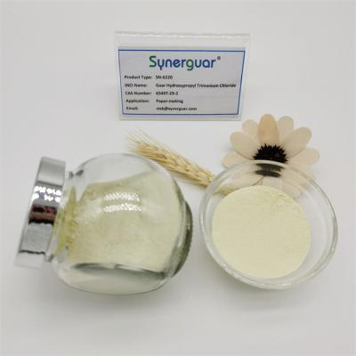 China Basic Self Hydrating Guar Gum Has High Viscosity And Medium Degree Of Substitution For Paper-Making for sale