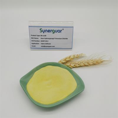 China Cationic Guar Gum With High Cost Performance Has High Viscosity And Low Degree Of Substitution And For Fabric Softener for sale