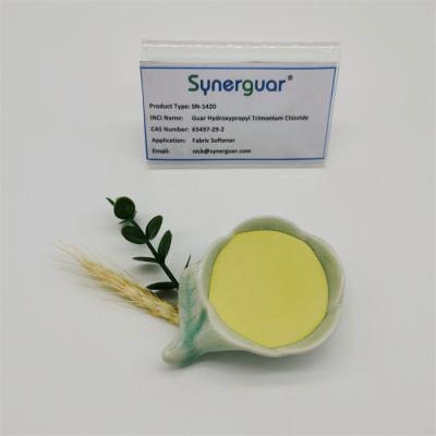 China Cationic Guar Gum With High Cost Performance Has Medium Viscosity And Medium Degree Of Substitution For Fabric Softener for sale