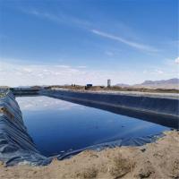 China 0.5mm 0.75mm HDPE Geomembrane Plastic Liner for Pond Dam Design Style geomembrane for sale