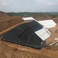 China Landfill Liner Design Style 1.5mm HDPE Geomembrane Meeting ASTM GRI GM 13 Standard for sale