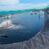 China Water Fish Tanks Liner PONDLINER HDPE Geomembranes in Black White Green and Blue for sale