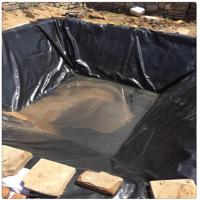 China Waterproof HDPE Geomembrane 30m Length for Pond Liner and Dam Liner 0.3-3mm Thickness for sale