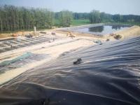 China Smooth Surface Aquaculture Geomembrane Tank for Artificial Lake Liner in Office Building for sale