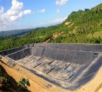 China 2m-8m Width HDPE LDPE LLDPE EPDM EVA Geomembrane Liner for Landfill Construction Site for sale