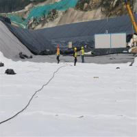 China 50-100m Length Non-Woven Geotextile Fabric Durable for Road and Landfill Construction for sale