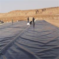 China White Waterproofing Geomembrane 0.5mm 1mm Fish Farming Pond Liner HDPE Geomembranas for sale