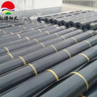 China 0.75mm HDPE Black Geomembrane Pond Liner Standard GB/ASTM GRI-GM13 Geomembranes for sale