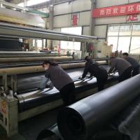 China 1mm Anti-uv Hdpe Geomembrane Dam Liner for Custom Fish Farm Ponds and Aquaculture for sale