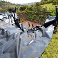 China 1mm HDPE Geomembrane Pond Liner for Aquaculture in Mexico Environmentally Friendly for sale