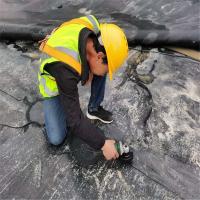 China Customized Green 2mm HDPE Geomembrane for Reservoir and Heavy Duty Plastic Pond Liner for sale