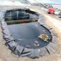 China Waterproof Projects Plastic Geomembrane Fish Farming Tank Pond Tarpaulin Shrimp Pond Liner for sale