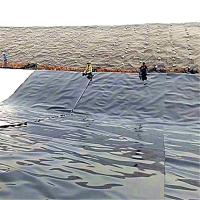 China Waterproof Geomembrane for Agriculture Fish Pond Shrimp Liner 1mm 2mm Industrial Design for sale
