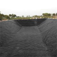 China Supply 0.5mm 0.75mm 1mm HDPE Geomembrane for Aquaculture in Black White Green Blue for sale