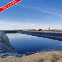 China 750 Micron HDPE Geomembrane Reservoir Liner for Waterproof Water Storage for sale