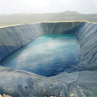 China 1m-8m Width Geomembrane Sheet 850% Elongation at Break for Fish Pond and Shrimp Liner for sale