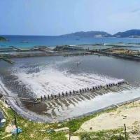 China 1m-8m Width Geomembrane Sheet 850% Elongation at Break for Fish Pond and Shrimp Liner for sale