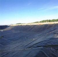 China Large HDPE Geomembrane Pool for Fish Pond in Mountain Areas Resisting Aging Width 1m-8m for sale