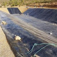 China GB/ASTM GRI-GM13 Standard HDPE Geomembrane 0.75mm 1mm 1.5mm for Landfill Liner in White for sale