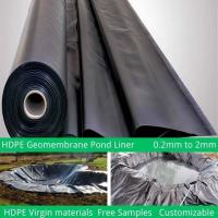 China 1m-8m Width Hdpe Geomembrane Liners for Outdoor Desert Planting Environmentally Friendly for sale
