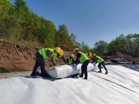 China Industrial HDPE Geomembranes for Reservoir Protection System 0.3mm to 2mm Thickness for sale