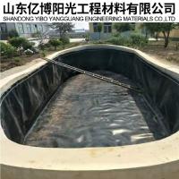 China Made Waterproof HDPE Geomembrane Liners in Black White Green Blue Length 50m-200m for sale