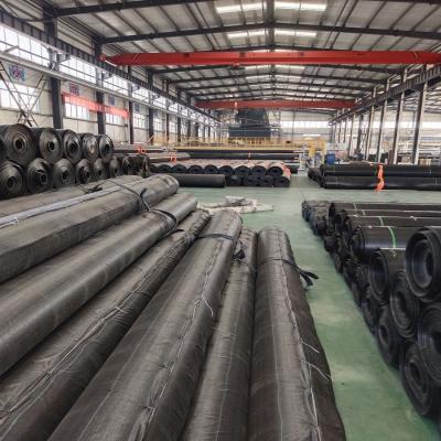 China 1m-8m Width Long Service Life HDPE Geomembrane for Aquaculture Pond Liners Direct Supply for sale
