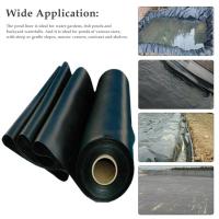 China Outdoor HDPE Geomembrane Pond Liner Reservoir Liner 500 Micron 750 Micron Polyethylene for sale