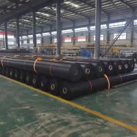 China 0.5mm and 0.75mm HDPE Geomembranes for Environmental Protection Length 50m-100m/Roll for sale