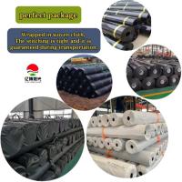 China 300-1500micron HDPE Geomembrane Liners Width 1m-8m Length 50m-200m/roll HDPE Material for sale