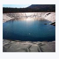 China 300micron -1500micron HDPE Geomembrane Liners in Blue for Industrial Fish Shrimp Pond for sale