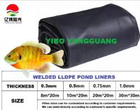 China 0.2mm-3mm Thickness All-Welded LLDPE Geomembrane Liners for Aquaculture 1m-8m Width for sale
