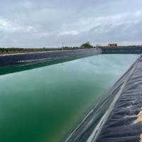 China Waterproof Board 1.0mm 60mil HDPE Geomembrane Liner Length 50m-200m/roll Sample Freely for sale