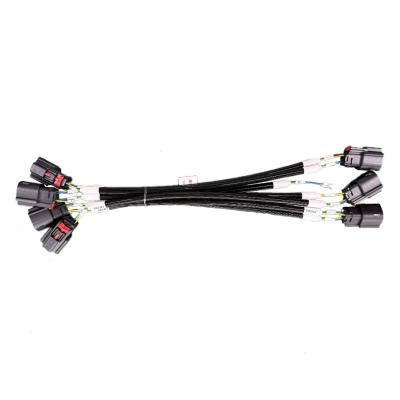 China Reliable Automotive Wire Harness Multi Functional Black Red White Blue Yellow for sale