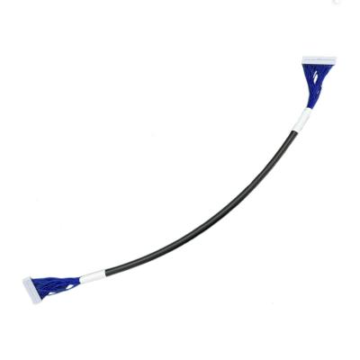 China Blue Shielded FFC Cable For LED TV Strong Anti Interference Lvds FFC Cable for sale