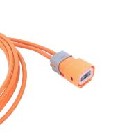 China Orange Automotive Wire Harness with Copper Conductor for New Energy Batteries for sale