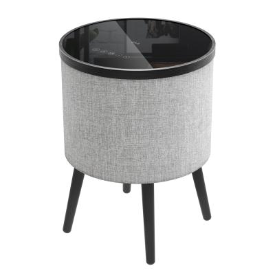 China Fast Wireless Charging for Bluetooth Speaker USB Playback Dual Digital Desk Table with FM radio function modern Design for sale