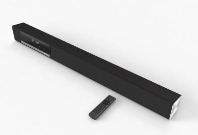China All-in-one soundbar built-in subwoofer wireless soundbar for 5.0 Speaker LED display Hanging Neck Design wooden single Subwoofer Stereo Audio for sale